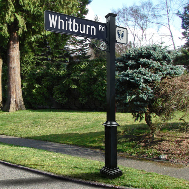 Empire Series | Contemporary Square Sign Post Assembly