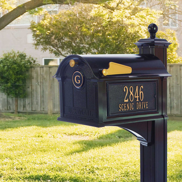 Mailbox Address Plaques | Custom Mailbox Number Plaque