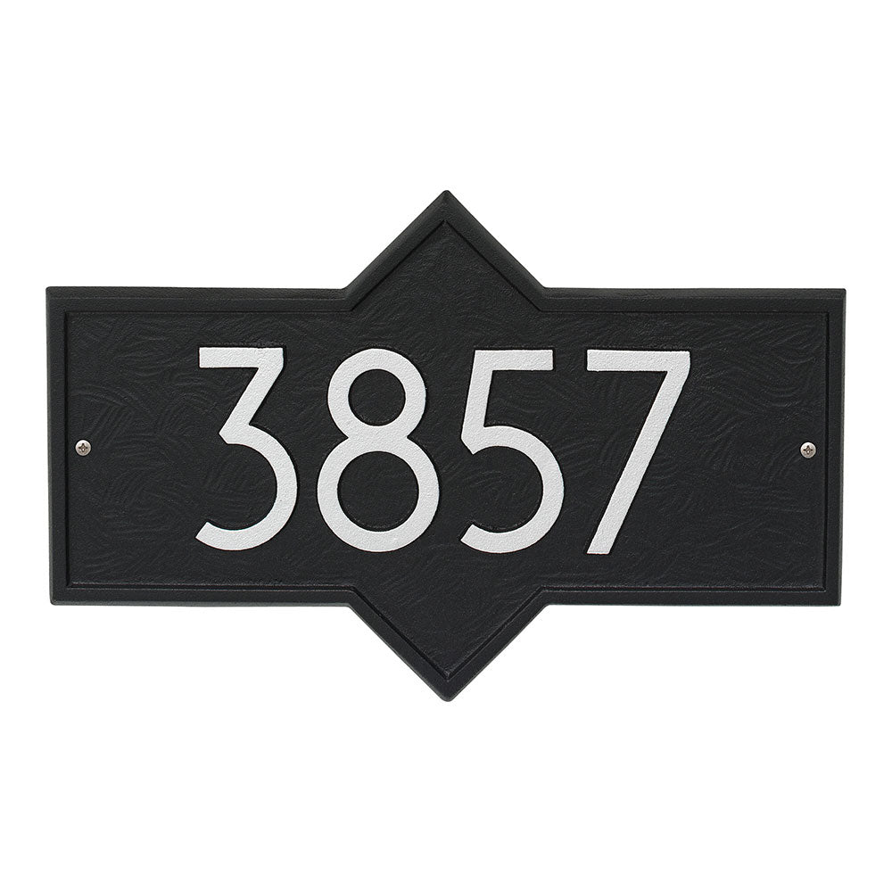 Hampton Mid-century Modern House Number Plaque