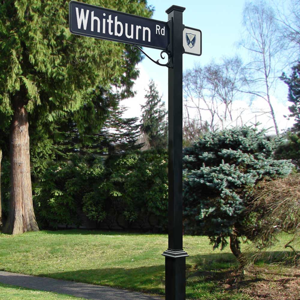 4"x4" Square Aluminum Sign Post | Sign and Light Poles