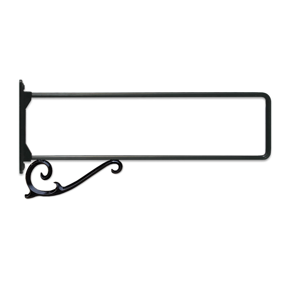 Street Blade Trim with Hatteras Scroll | Street Sign Frame