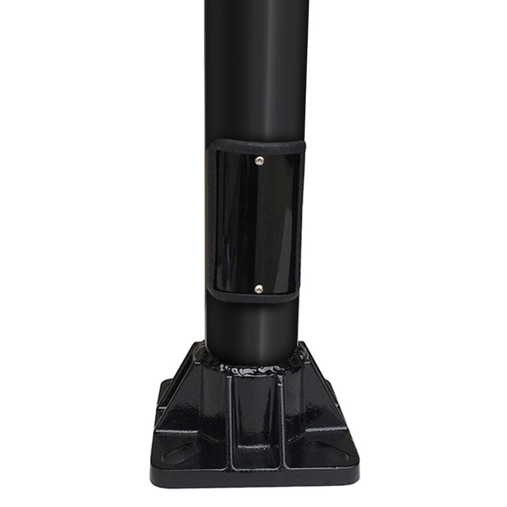 4" Smooth Surface Mount Light Post with Electrical Access Door