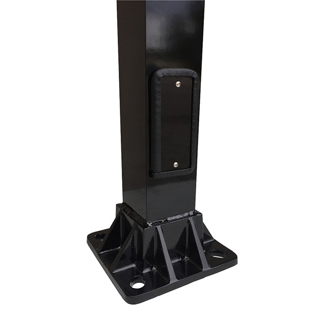 4"x4" Square Light Post with Electrical Access Door