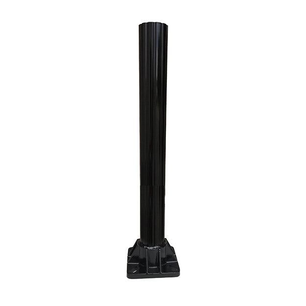 4" Fluted Surface Mount Light Pole