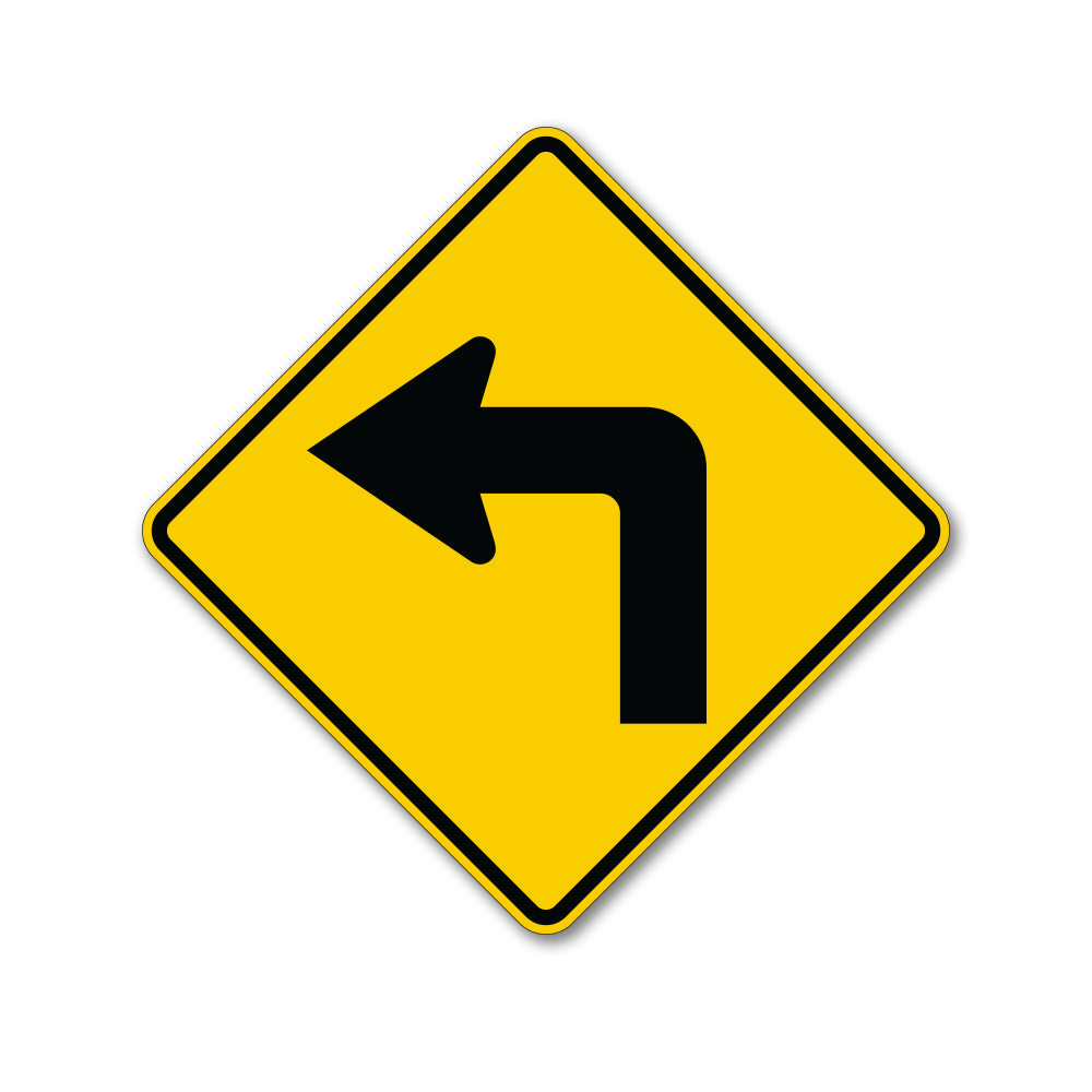 Left Turn Arrow Traffic Sign
