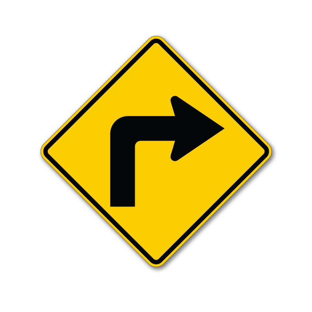 Right Turn Arrow Traffic Sign