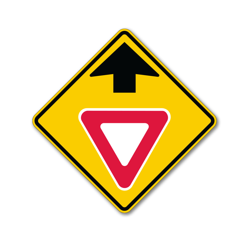 Yield Ahead Symbol Traffic Sign | Signature Streetscapes