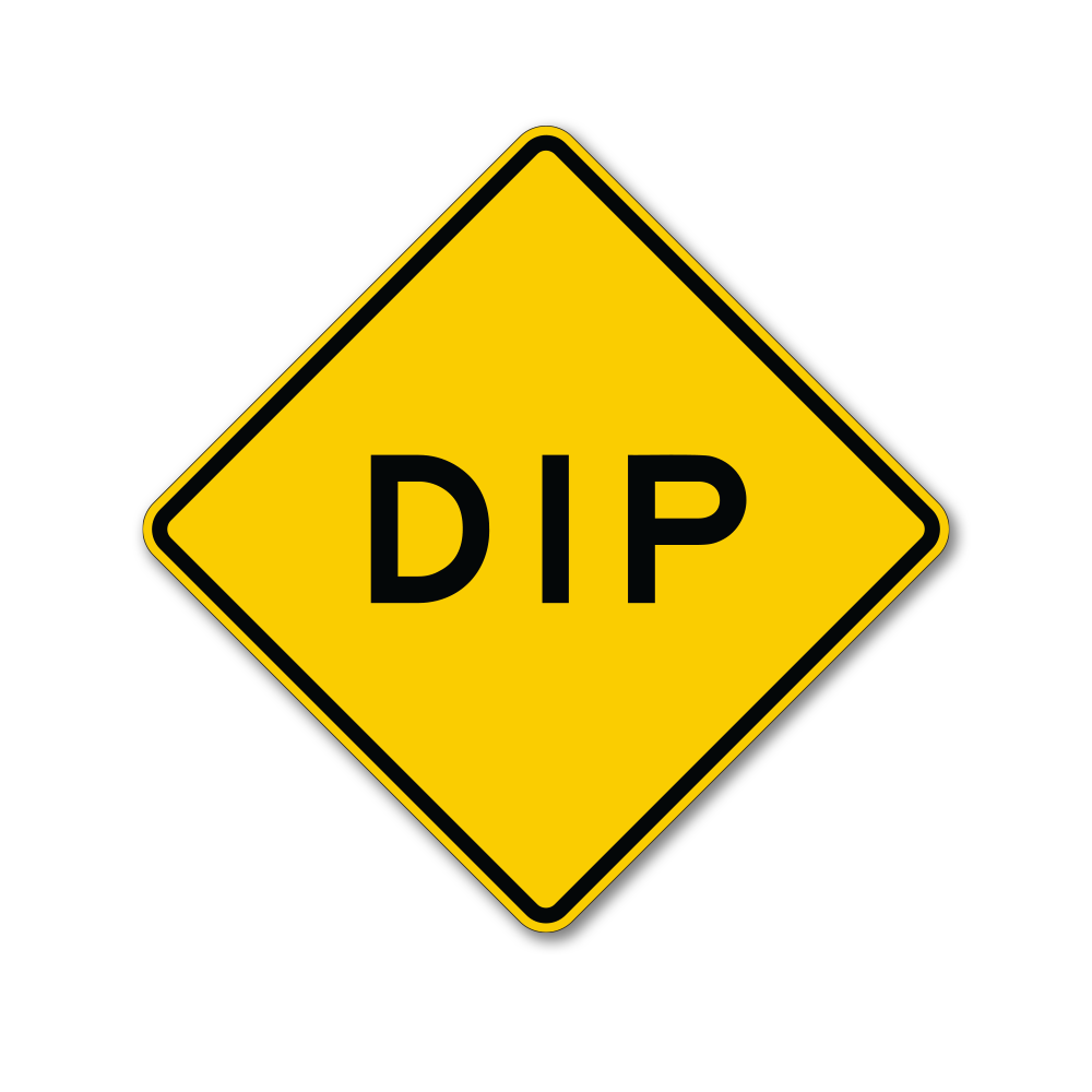 Dip Traffic Sign | Custom Street Signs by Signature Streetscapes