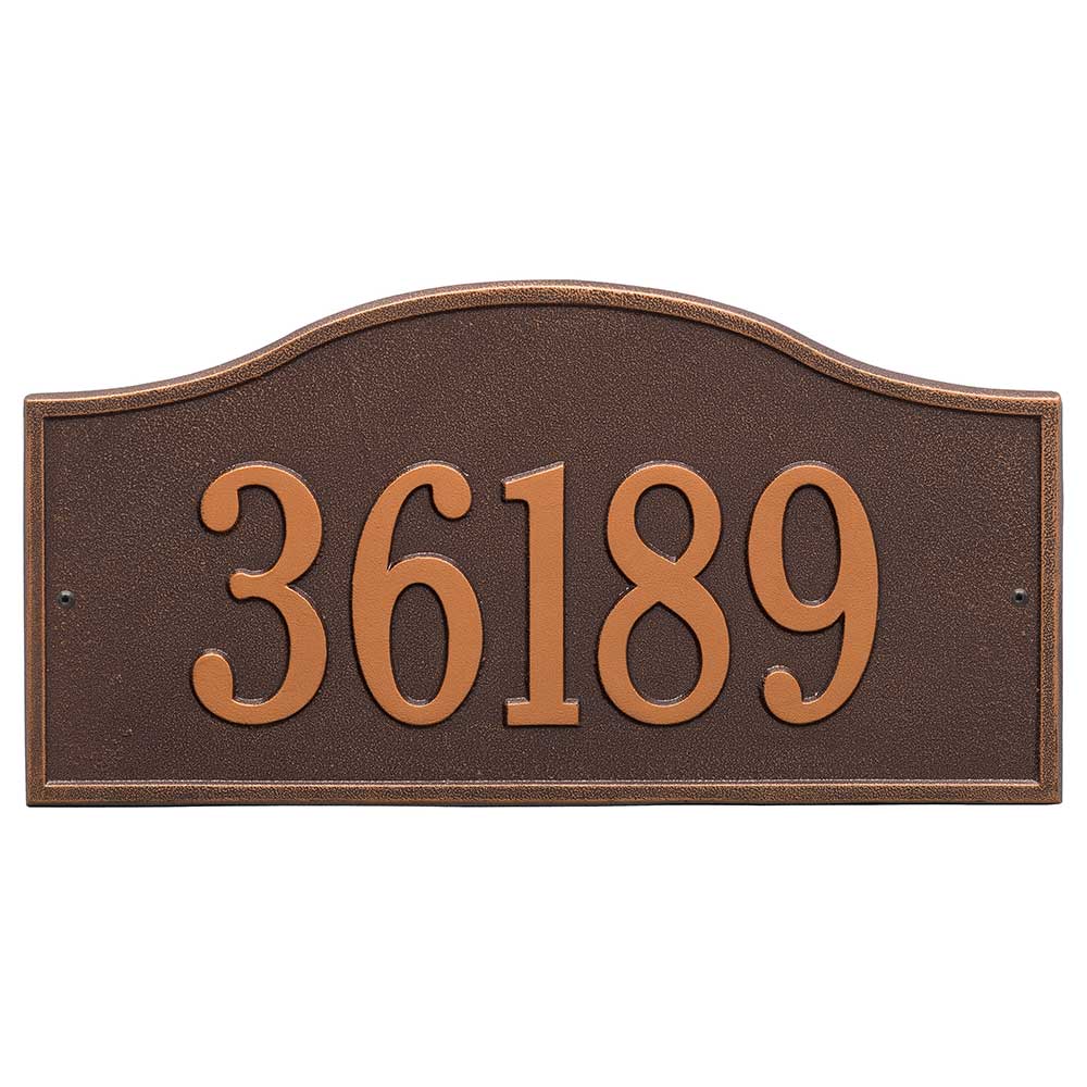 Rolling Hills Bell Address Plaque | Whitehall Address Plaques