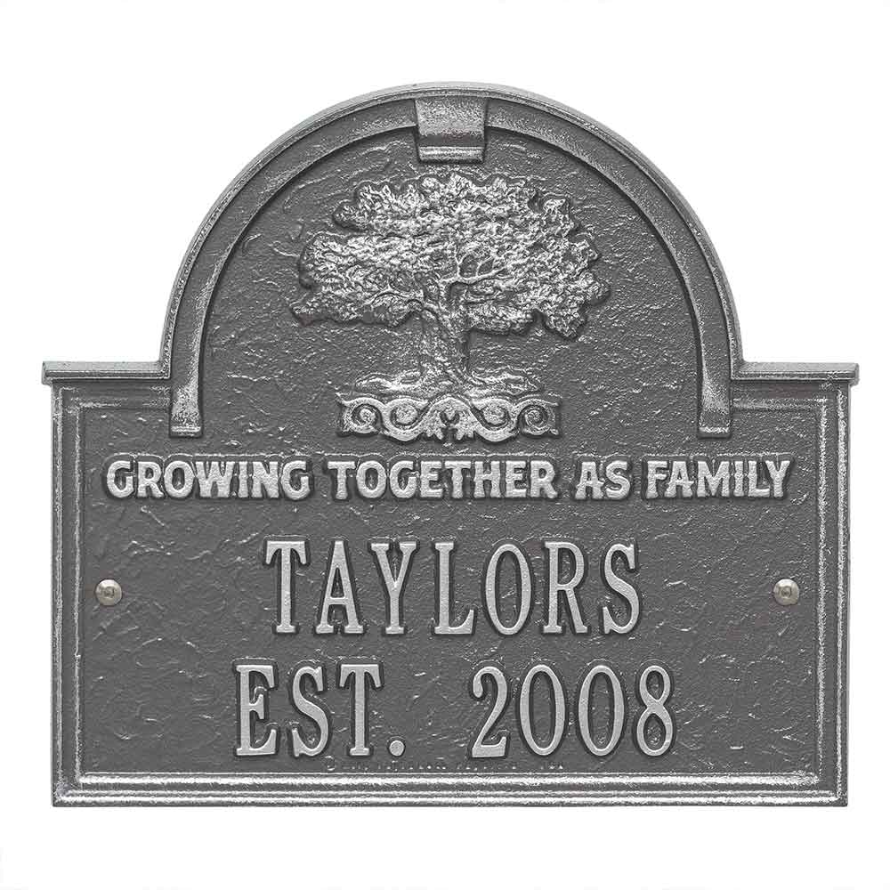 Arch Family Tree Anniversary Wedding Event Plaque