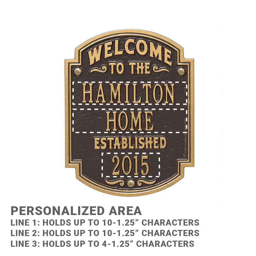 Arch Heritage Welcome House Anniversary Event Plaque