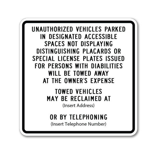 CALIFORNIA Designated Parking Sign california-designated-parking-sign