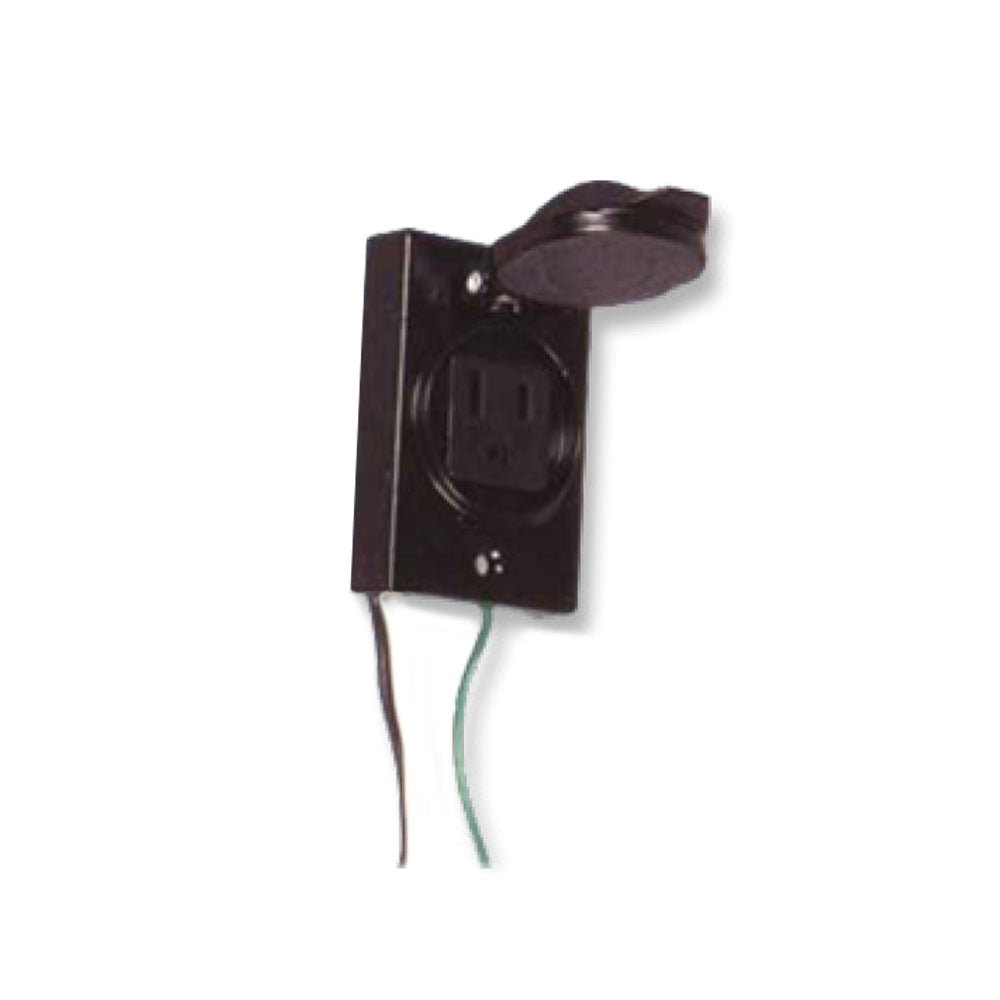 Commercial Light Pole Electrical Outlet | Lighted Sign Post Outlet