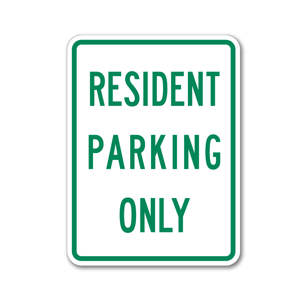 Resident Parking Only Sign | Parking Lot Signs