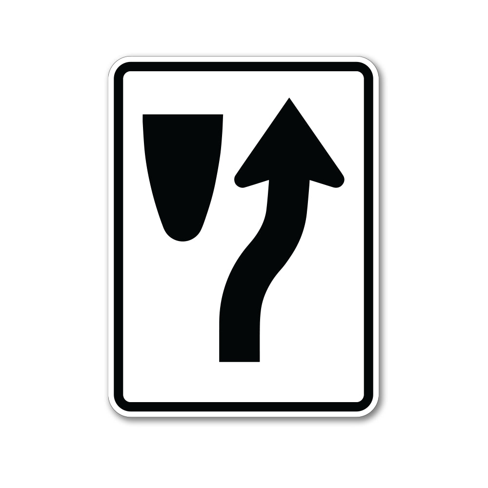 Keep Right Symbol Sign