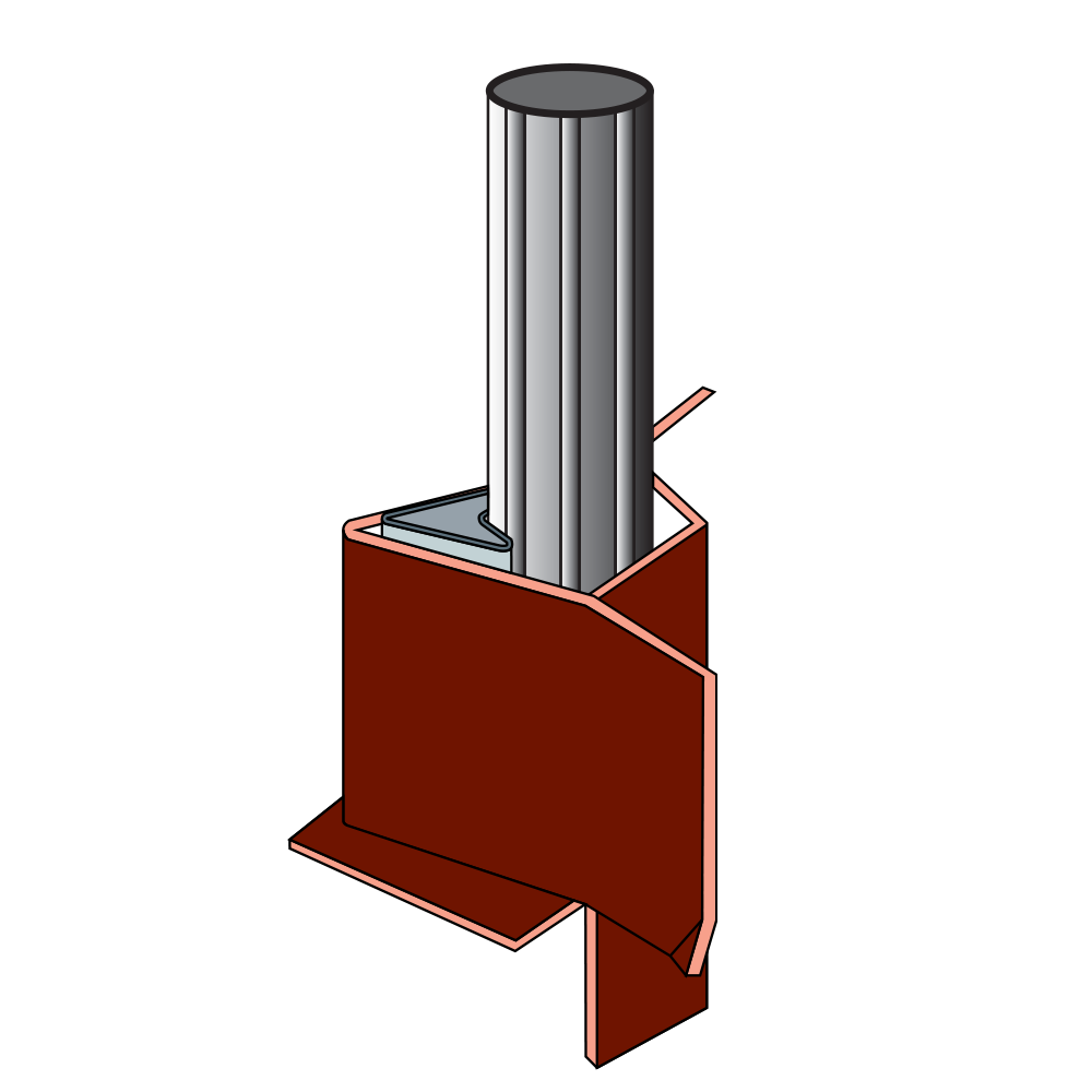V-LOC™ Anchor for New Concrete | Light, Sign Post Hardware