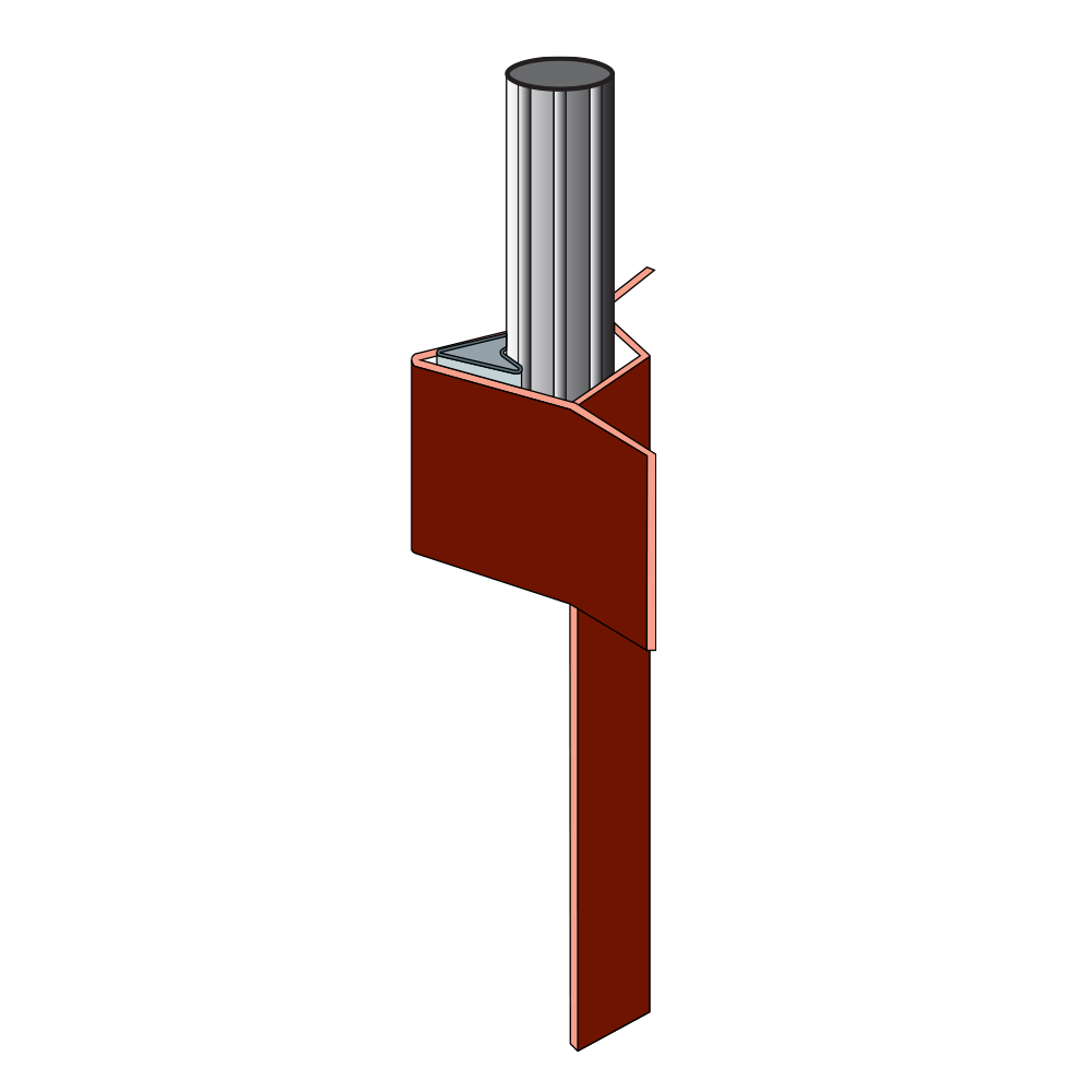 V-LOC™ Anchor for Softer Soils | Sign Post Hardware